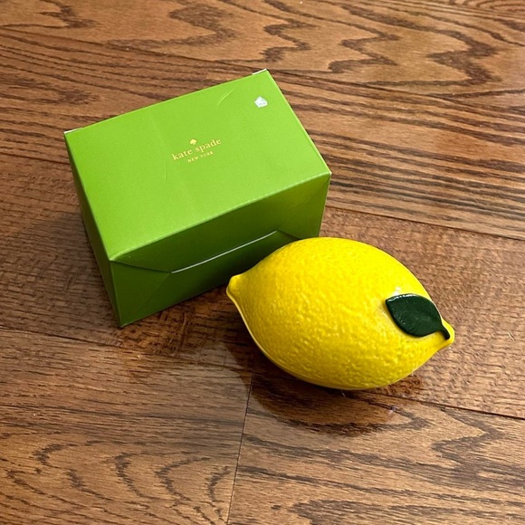 kate spade | Accents | Kate Spade With A Twist Lemon Covered Lenox Bowl ...